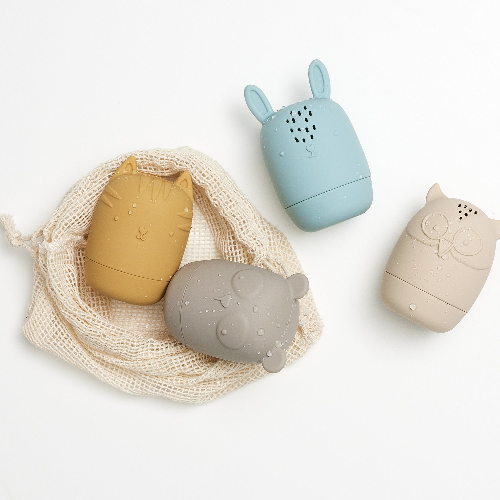 Bath Toy Animals set of 4 – Over the Dandelions