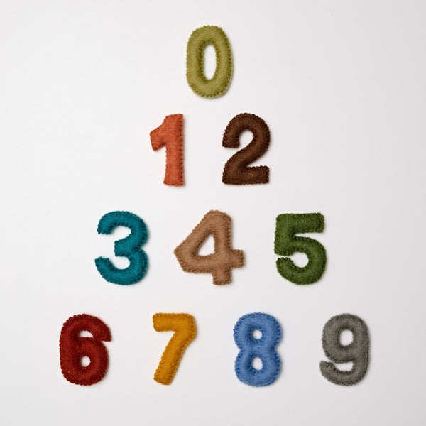 Felt Numbers Set 0-9 – Over the Dandelions