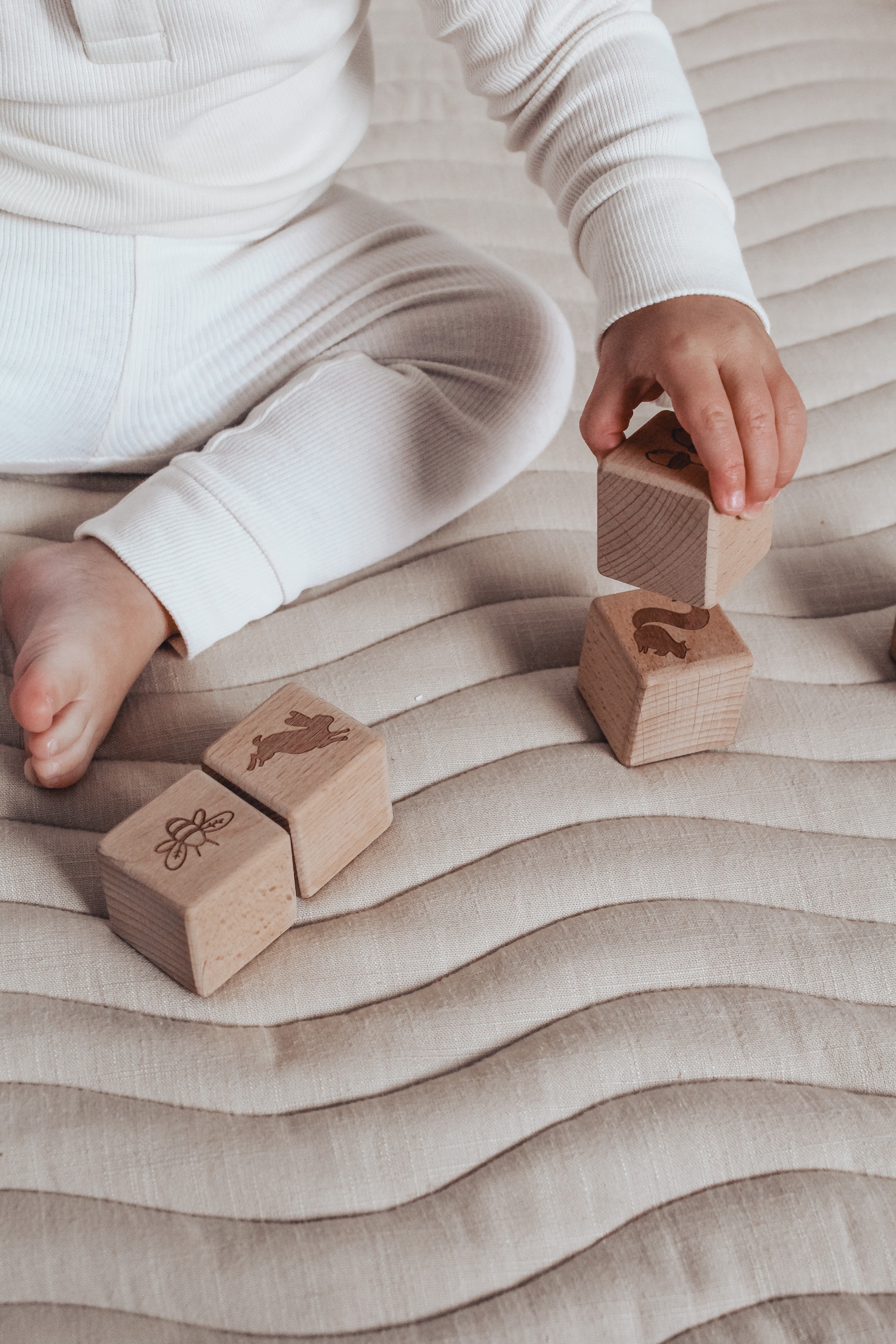 Whimsical Woodlands Wooden Block Set – Over the Dandelions