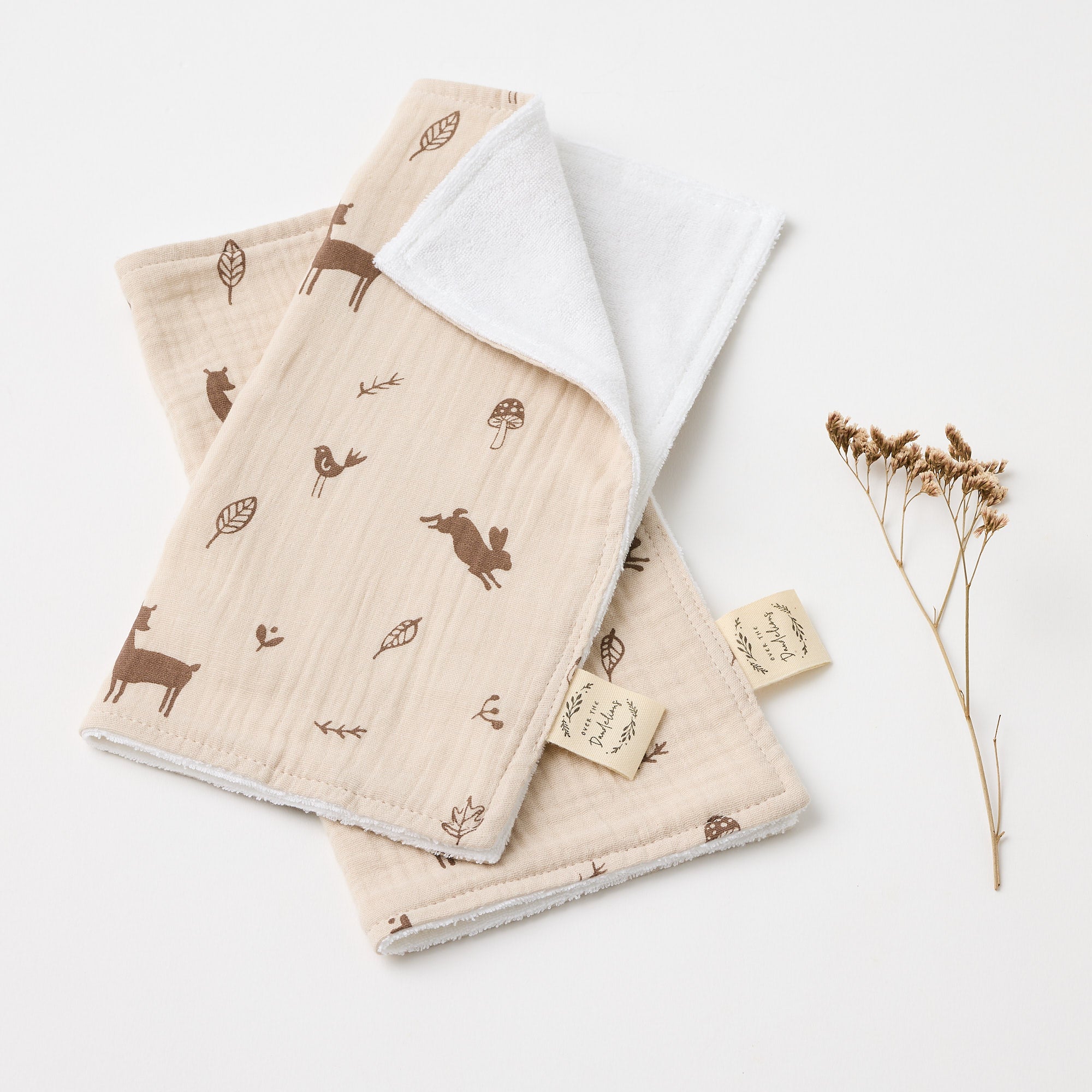 Wash Cloth Set of 2 - Woodlands – Over the Dandelions